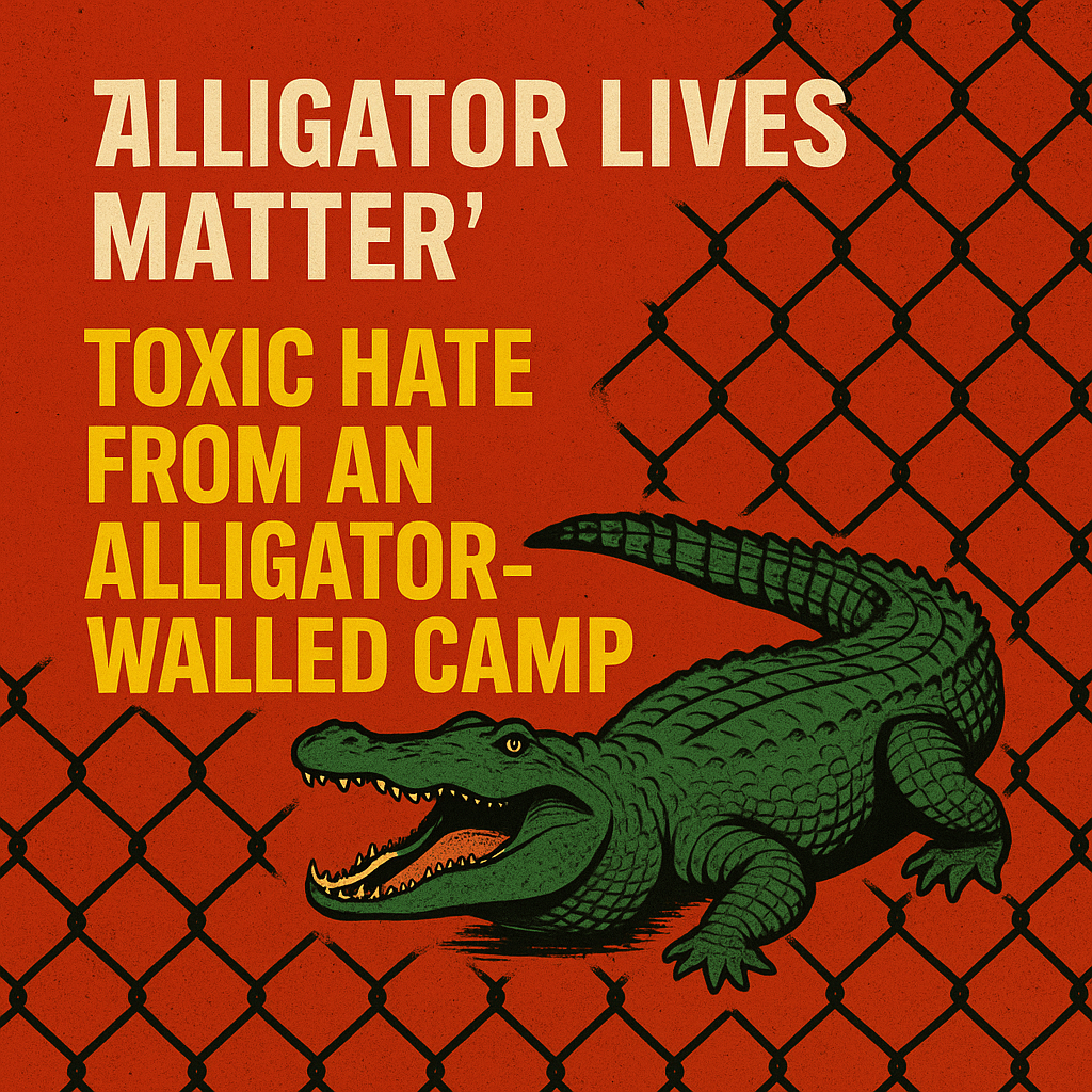 “Alligator Lives Matter”? Toxic Hate from an Alligator-Walled Camp ...